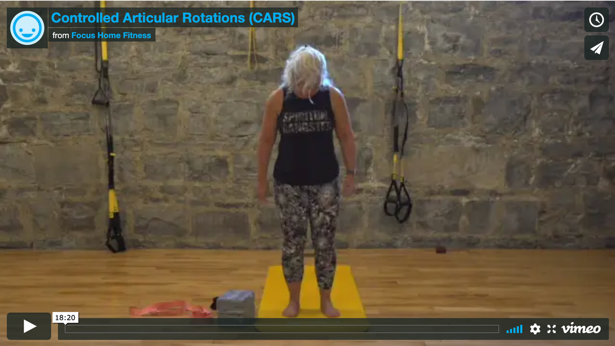 Controlled Articular Rotations (CARS) – Focus Personal Fitness Studio